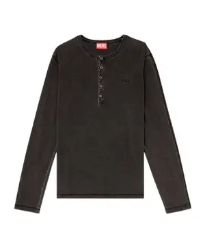 DIESEL® T Mind Long Sleeve Henley T-shirt