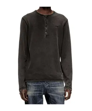 DIESEL® T Mind Long Sleeve Henley T-shirt