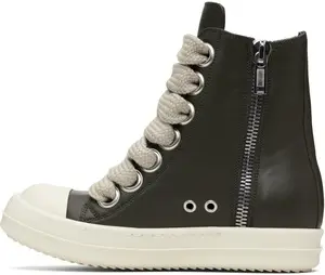 Rick Owens Lace-up High-top Sneakers - Black