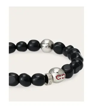 FERRAGAMO Bead Bracelet With Gancio Detail