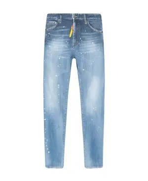 Dsquared2 Paint Splatter Effect Straight-leg Jeans