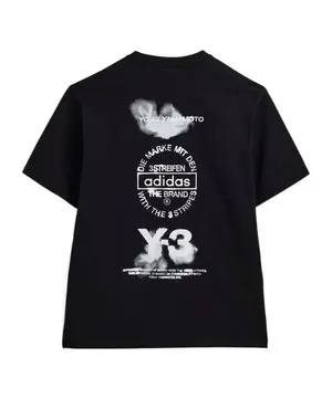 Y3 Graphic Printed Short Sleeved T-shirt