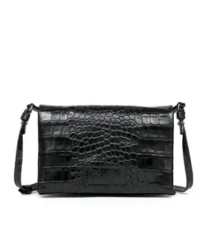 MAISON MARGIELA Embossed Logo Patch Shoulder Bag