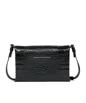 MAISON MARGIELA Embossed Logo Patch Shoulder Bag