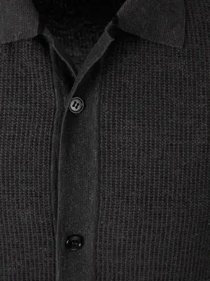 Brioni Knit Short-sleeve Shirt - Grey