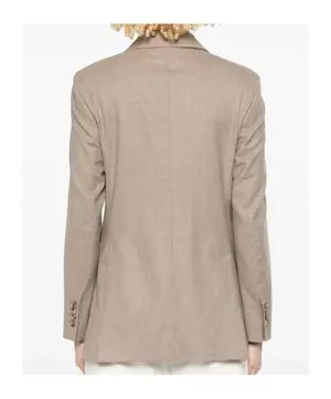 Max Mara Lapel Long-sleeved Double-breasted Blazer