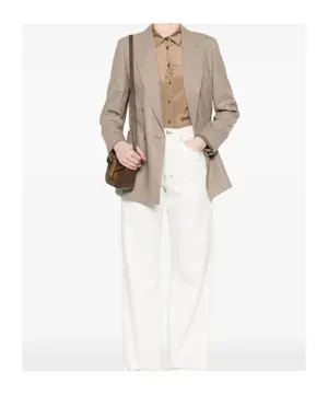 Max Mara Lapel Long-sleeved Double-breasted Blazer