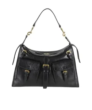 Mulberry Zippered Shoulder Bag