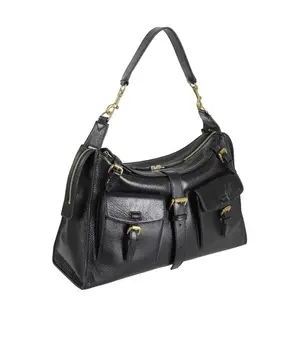 Mulberry Zippered Shoulder Bag