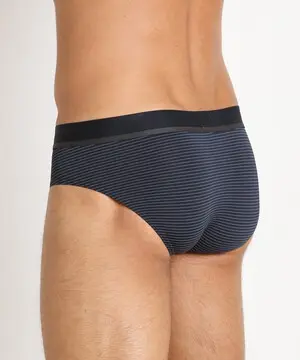 Emporio Armani Logo Detail Panties - Nude