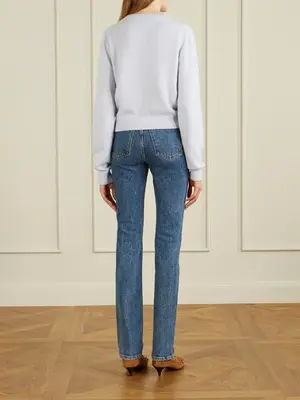 Khaite Everheart Cashmere Cardigan - Light Blue