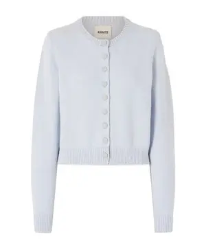 Khaite Khaite Everheart Cashmere Cardigan Light Blue