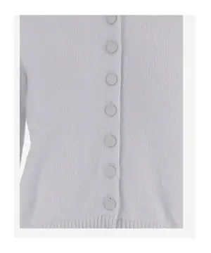 Khaite Everheart Cashmere Cardigan - Light Blue