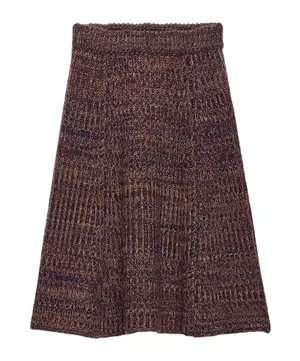 Prada Wool And Cashmere Knit Skirt