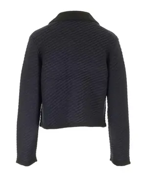 Arch4 Ribbed Cardigan With Front Buttons