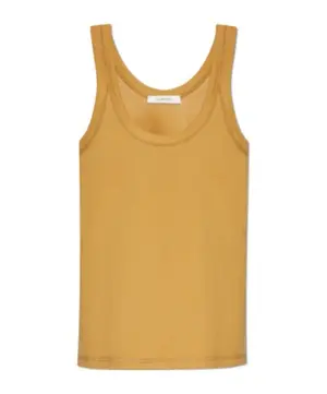LEMAIRE Lemaire Crewneck Sleeveless Top Beige