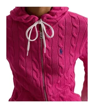 Ralph Lauren Polo Cable-knit Zip Hooded Sweater