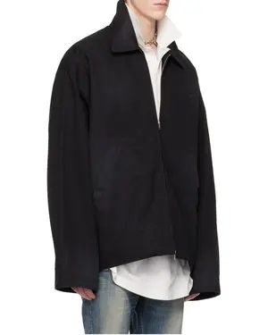 Balenciaga Bb Garderobe Embroidered Zipped Jacket