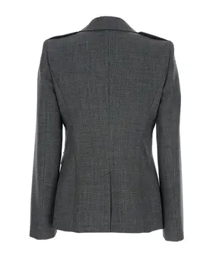 Alexander McQueen Pocket Detailed Blazer