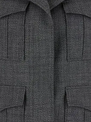 Alexander McQueen Pocket Detailed Blazer