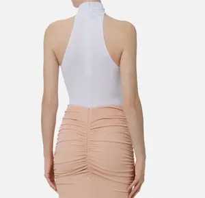 Elisabetta Franchi Twisted-neckline Bodysuit