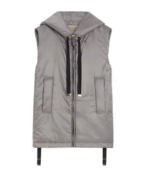 Max Mara Greengo Hooded Gilet - Dark Gray