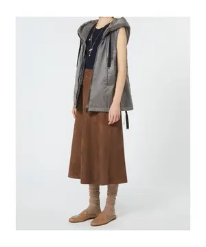 Max Mara Greengo Hooded Gilet - Dark Gray