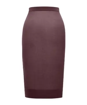 Saint Laurent Pencil Skirt With Side Zippers