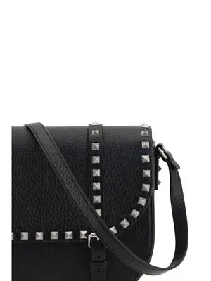 Valentino Garavani Rockstud Foldover Top Shoulder Bag