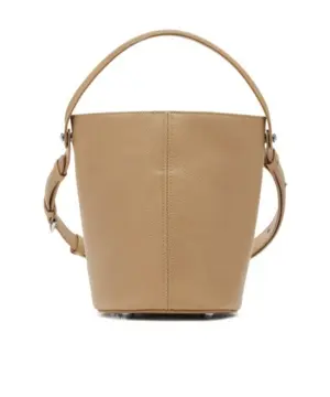 MAISON MARGIELA Leather Bucket Bag - Camel-colored