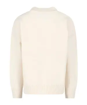 AMI Paris De Coeur V-neck Cardigan