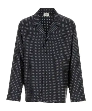 Saint Laurent All-over Patterned Button-up Shirt