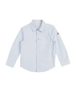 Moncler Buttoned Shirt With Logo Patch