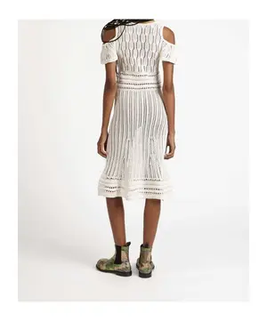 J.W.ANDERSON Off-shoulder Crochet Dress