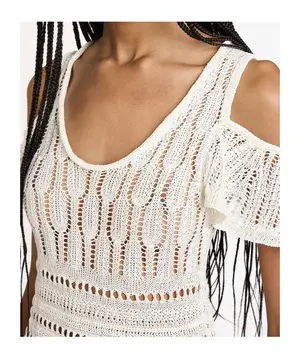 J.W.ANDERSON Off-shoulder Crochet Dress