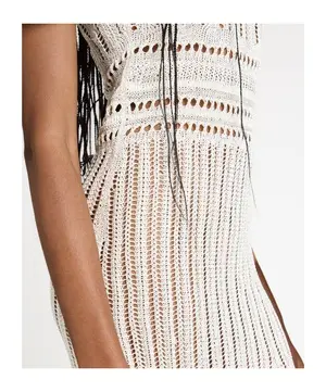 J.W.ANDERSON Off-shoulder Crochet Dress