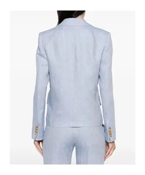 Etro V-neck Linen Blazer