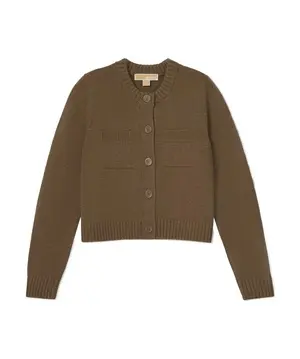 Michael Kors Wool Cardigan - Light Chestnut