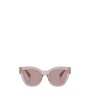 Miu Miu Oversize Frame Sunglasses - Nude