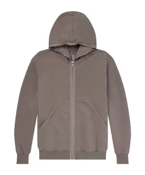 Rick Owens Zipped Hoodie - Gray