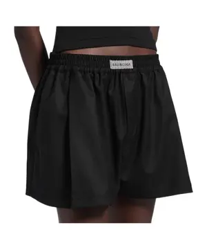 Balenciaga A-line Boxer Shorts - Black