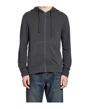 JAMES PERSE Zip-up Hoodie - Black