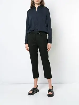 Vince Classic Collar Shirt - Black