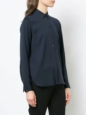 Vince Classic Collar Shirt - Black