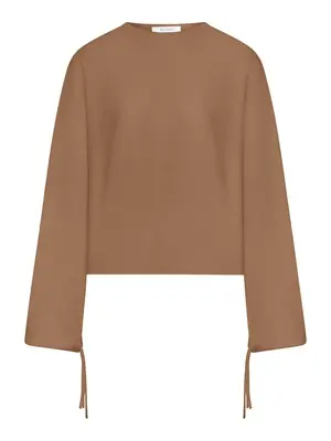 Max Mara Crewneck Long-sleeved Jumper - Brown