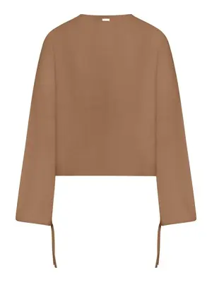 Max Mara Crewneck Long-sleeved Jumper - Brown