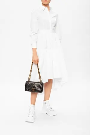 Alexander McQueen Tread Slick Boots - White