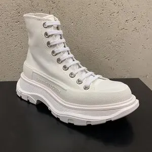 Alexander McQueen Tread Slick Boots - White