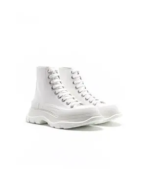 Alexander McQueen Tread Slick Boots - White