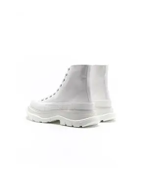 Alexander McQueen Tread Slick Boots - White